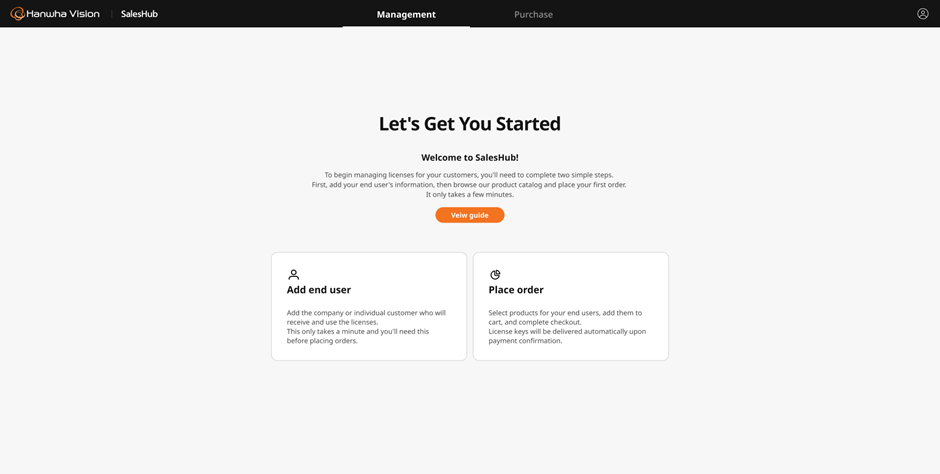 SalesHub: How do I purchase licenses in SalesHub? – Hanwha Vision ...