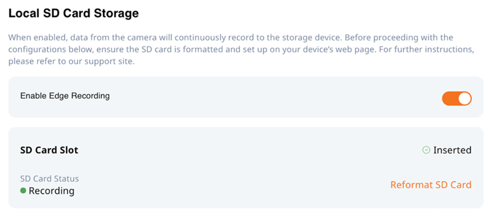 OnCloud Edge Recording: Setting Up an Edge Recording Camera – Hanwha ...