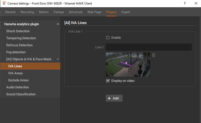 How to Display IVA Analytic Zones in WAVE – Hanwha Vision Support Portal
