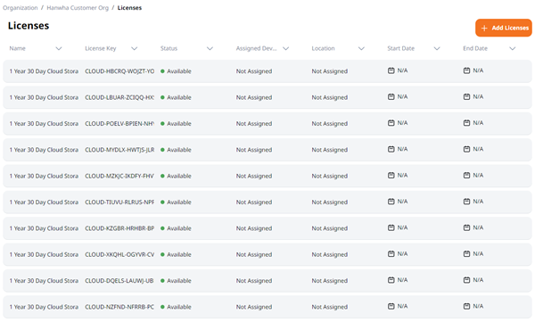 OnCloud Edge Recording: Purchasing and Activating OnCloud Licenses ...