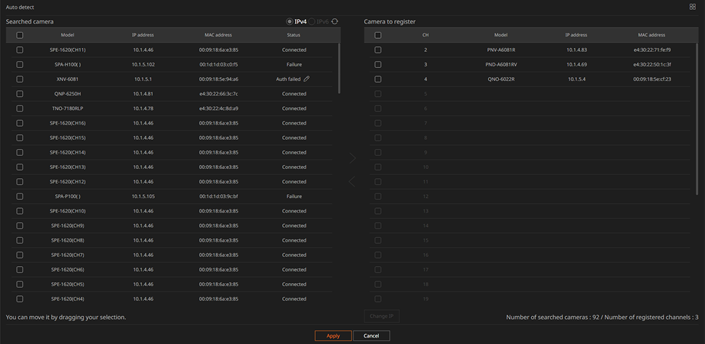 How do I register cameras Using the Auto Detect function? – Hanwha ...