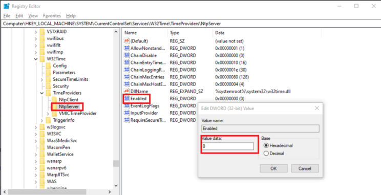 How to Setup an NTP Server on Windows 10 – Hanwha Vision Support Portal