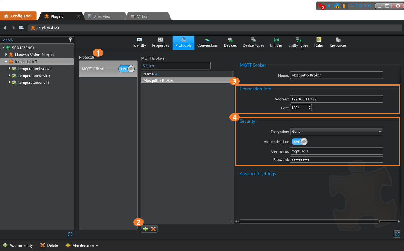 How to integrate a camera with Genetec Industrial IoT plugin using MQTT ...