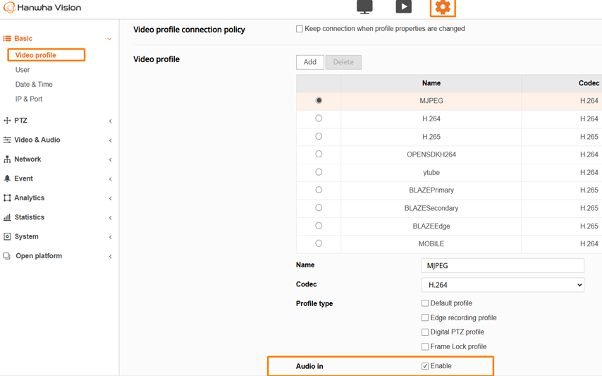 Avigilon: How to Configure a Hanwha Camera with Avigilon – Hanwha ...