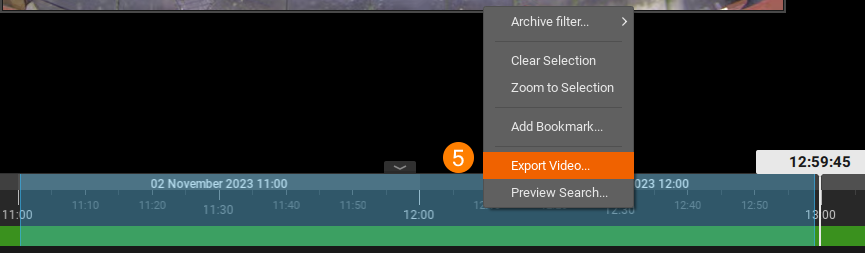 Creating Time Lapse video export with WAVE – Hanwha Vision Support Portal