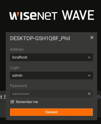 How to disable auto login in WAVE – Hanwha Vision Support Portal