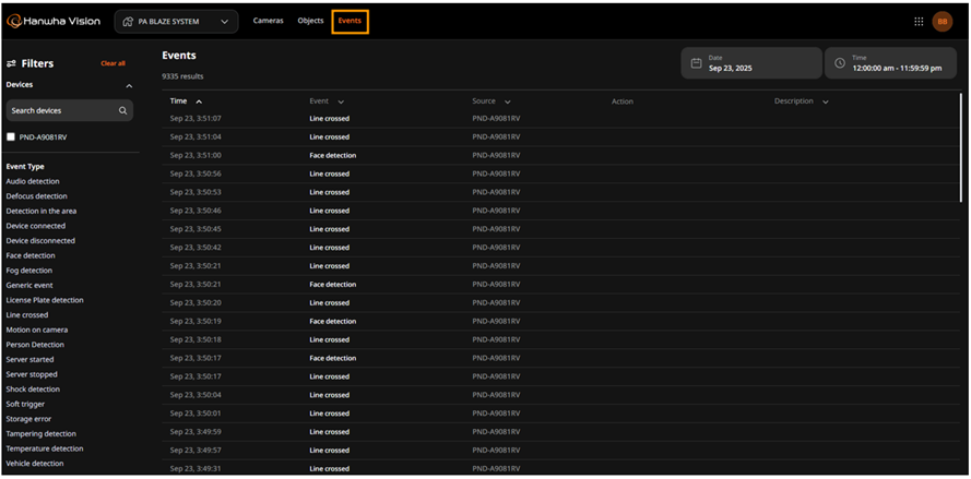 BLAZE: How to Use the BLAZE Web Client – Hanwha Vision Support Portal